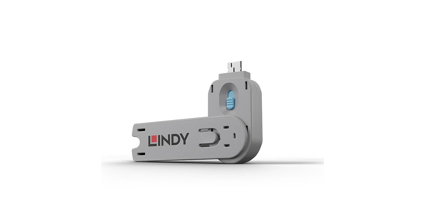 LINDY USB Type A Port Blocker Key, blue - Videókábelek - Gamer PC ...