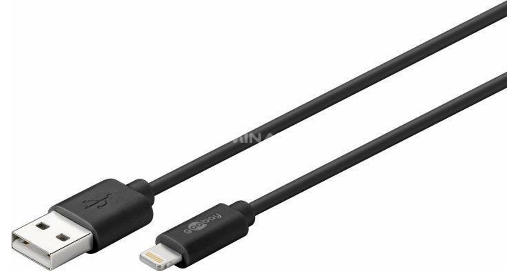 Kábel Goobay Usb Lightning Töltő Adatkábel 2m Fekete Kábelek Gamer