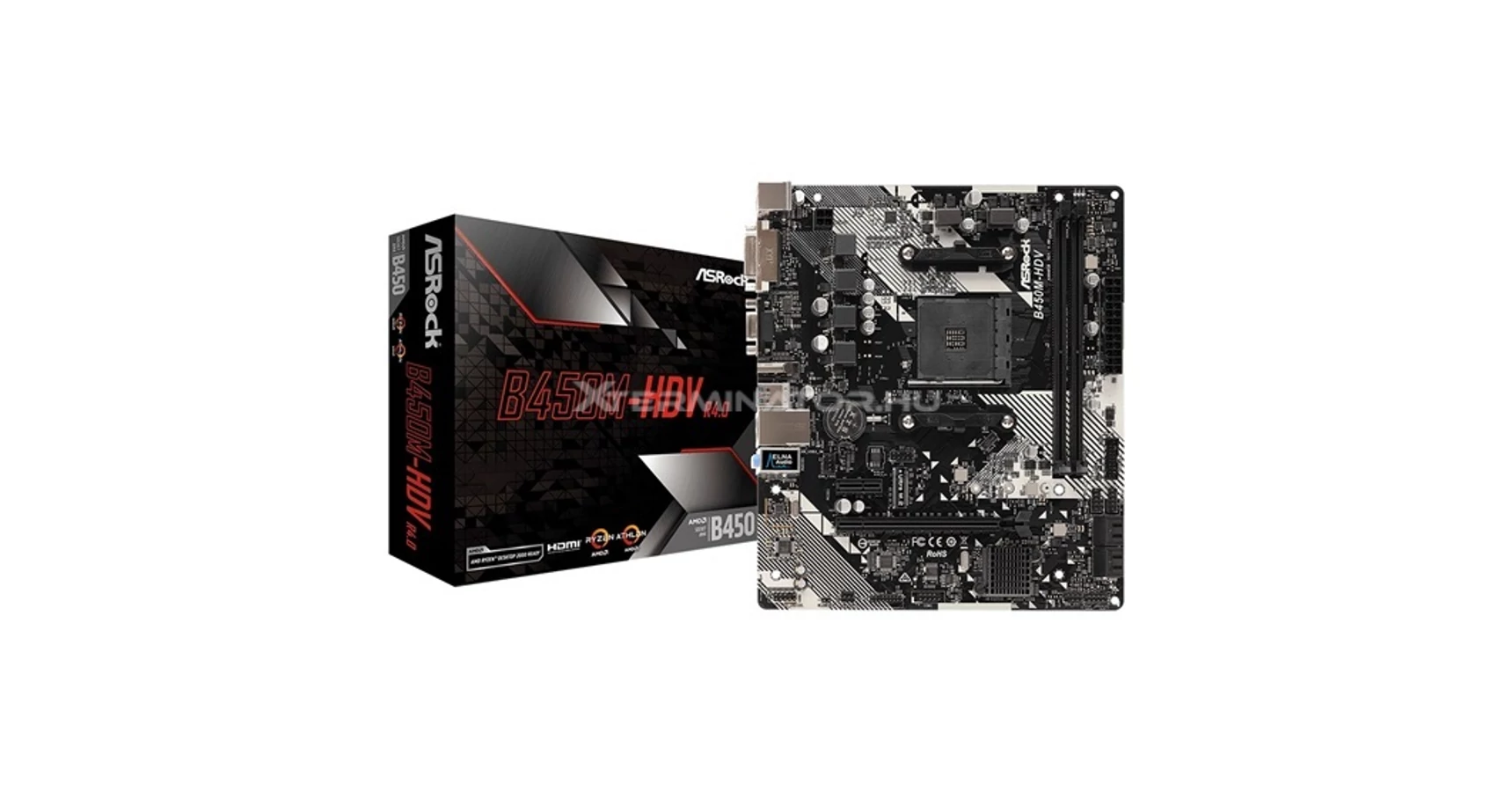 Alaplap ASRock B450M-HDV R4.0 mATX AM4 - Alaplap - Gamer PC & laptop ...