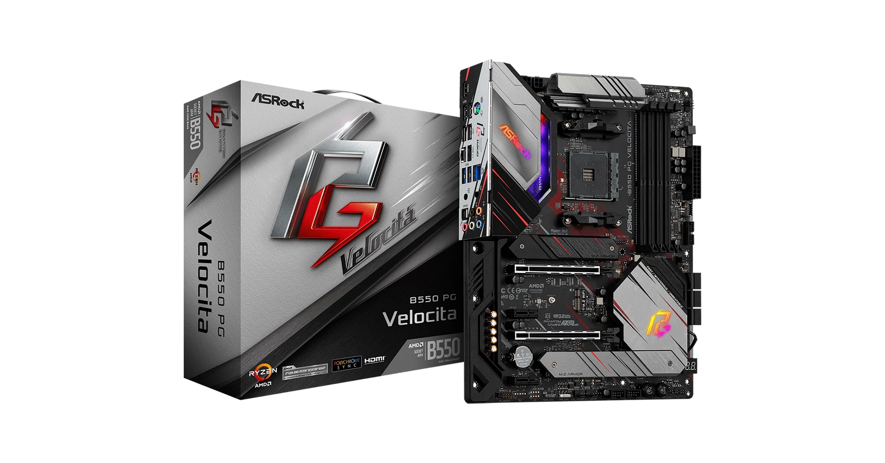 ASRock B550 PG Velocita alaplap - AMD Alaplapok - Gamer PC & laptop ...