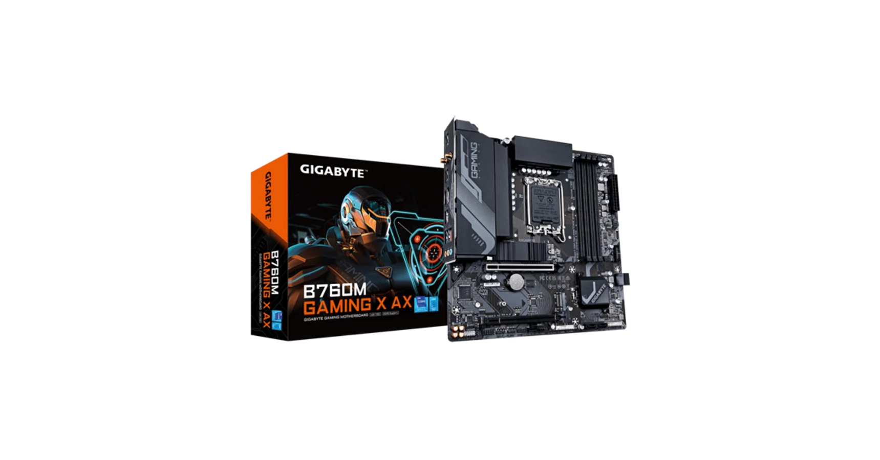 GIGABYTE Alaplap S1700 B760M GAMING X AX INTEL B760, mATX - PC ...