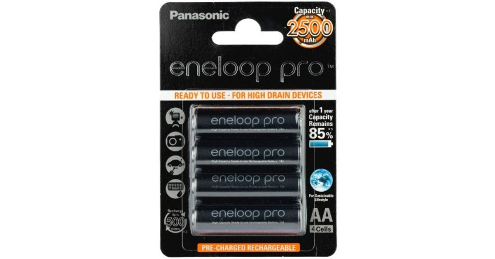Eneloop Pro 4xAA 2500mAh - Akku, Elem, Töltő - Gamer PC & laptop ...