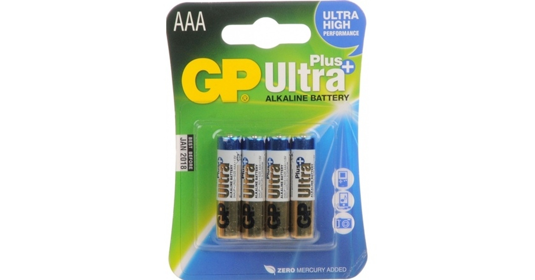 GP Ultra Plus Alkáli AAA Elem (4db) - Akku, Elem, Töltő - Gamer PC ...