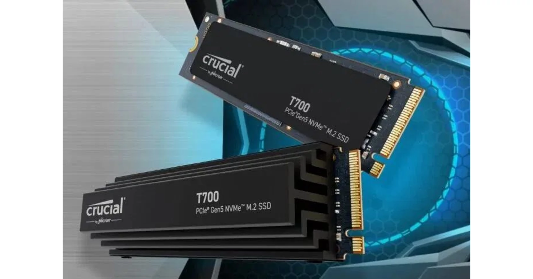 SSD M.2 Crucial 1TB T700 PCIe Gen5 NVMe 2280 - SSD - Gamer PC & laptop ...