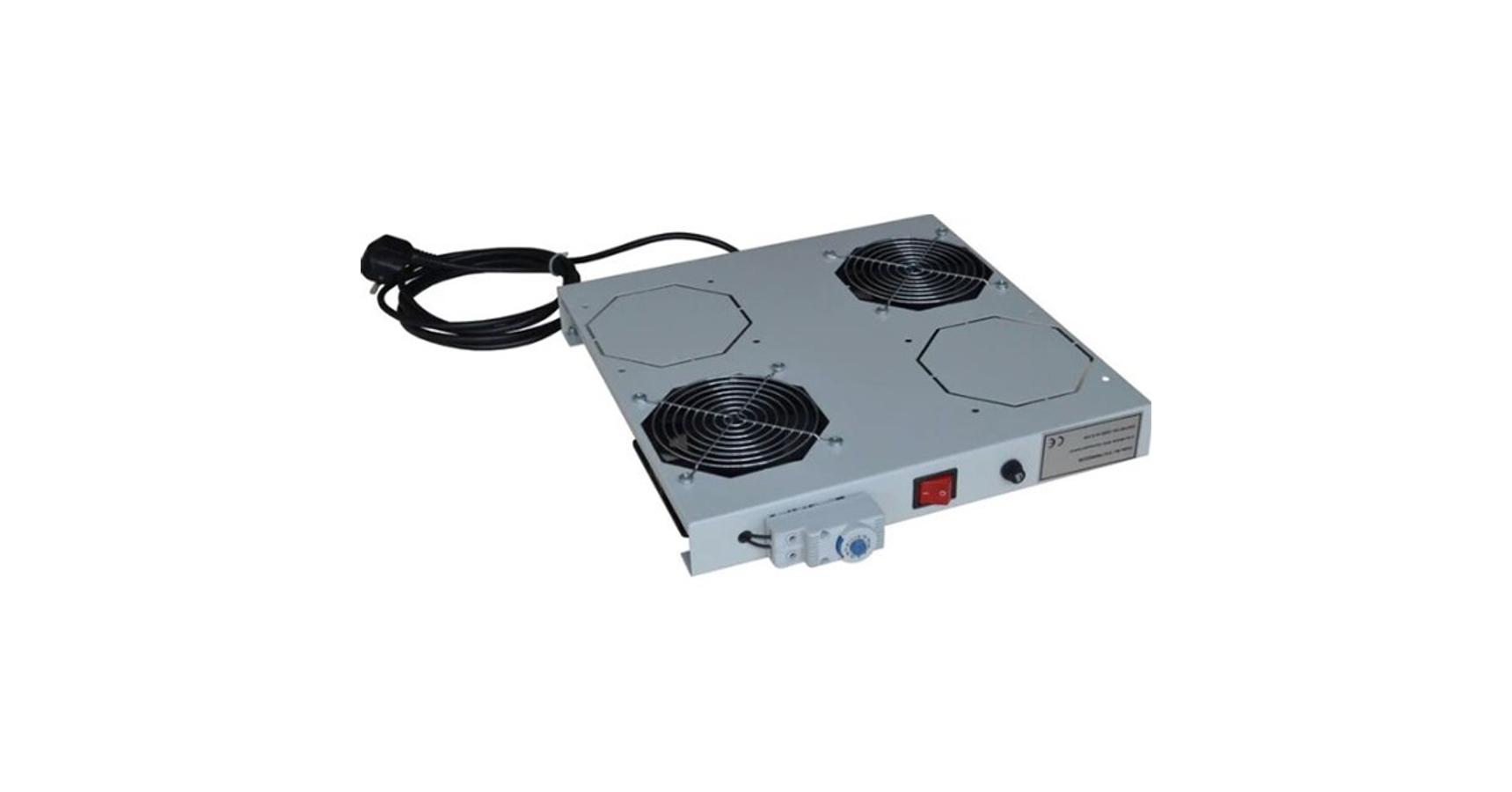 Legrand Rackszekrény ventilátor 19- 2 ventilátor,termosztát, 160m3 ...