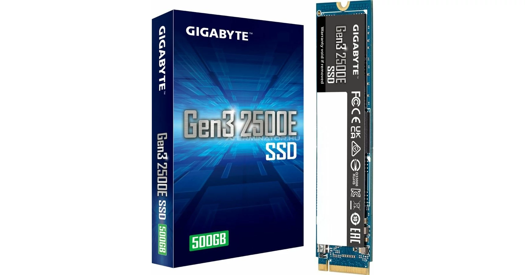 SSD 500GB Gigabyte NVME M.2 Gen3 2500E - SSD - Gamer PC & laptop ...