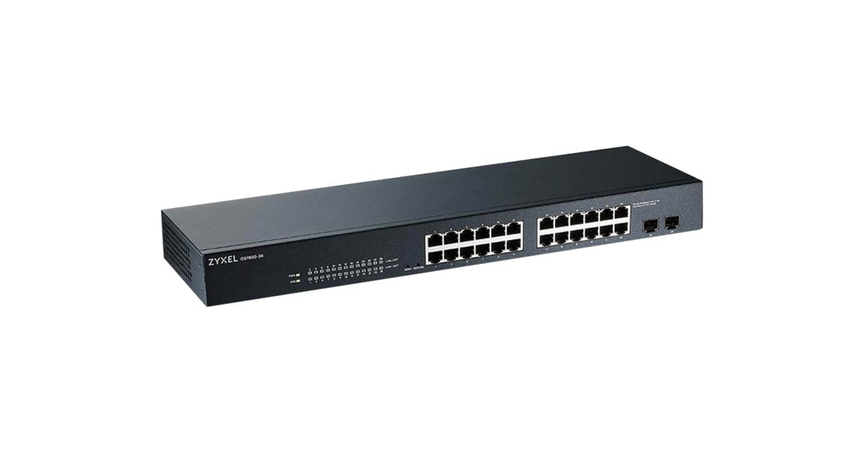 ZYXEL GS1900-24 v2 24-port GbE L2 Smart Switch rackmount fanless ...