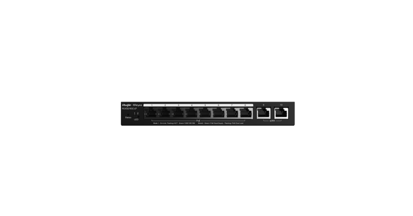 Reyee 10 Port Gigabit Smart POE Switch 8 PoE POE Ports With 2 Gigabit reyee-10-port-gigabit-smart-poe-switch-8-poe-poe-ports-with-2-gigabit