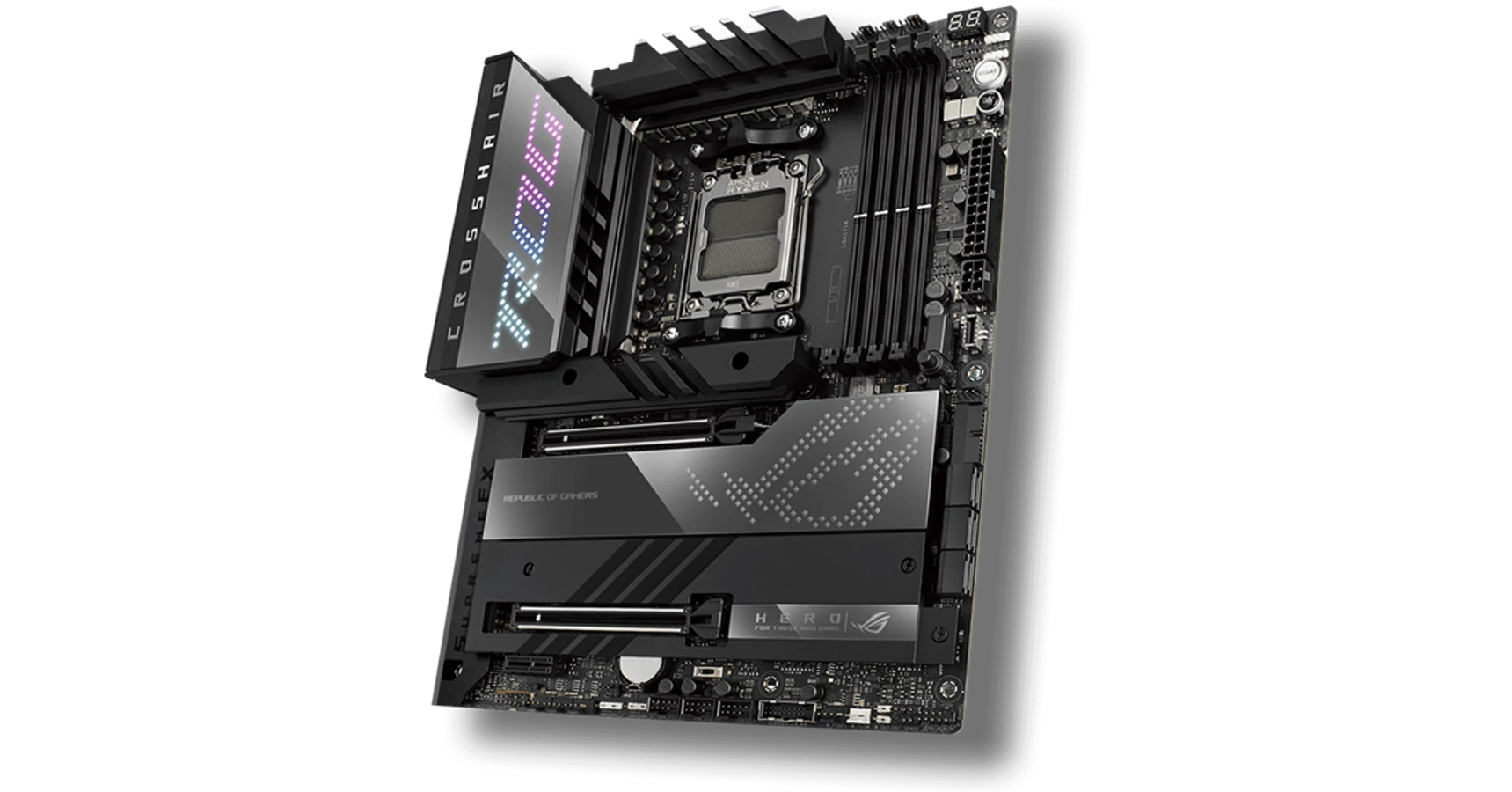 ASUS Alaplap AM5 ROG CROSSHAIR X670E HERO AMD X670, ATX - PC ...