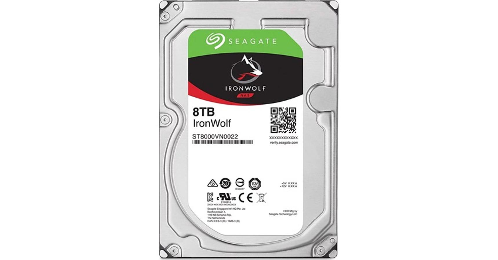 Seagate IronWolf 8TB 5400rpm 256MB SATA3 3,5 HDD - Merevlemez - Gamer ...