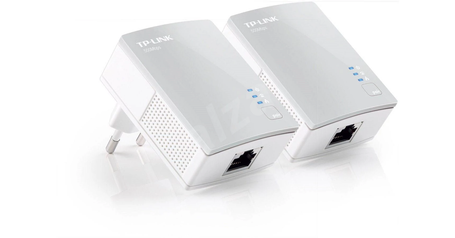 TP-LINK TL-PA7027P-KIT AV1000 2-Port Gigabit Pass-through Powerline ...