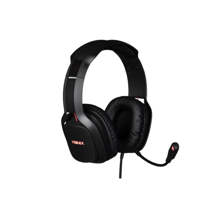 KONIX - DRAKKAR PC Mistlur 2.0 Fejhallgató Vezetékes Gaming Stereo Mikrofon, Fekete ...